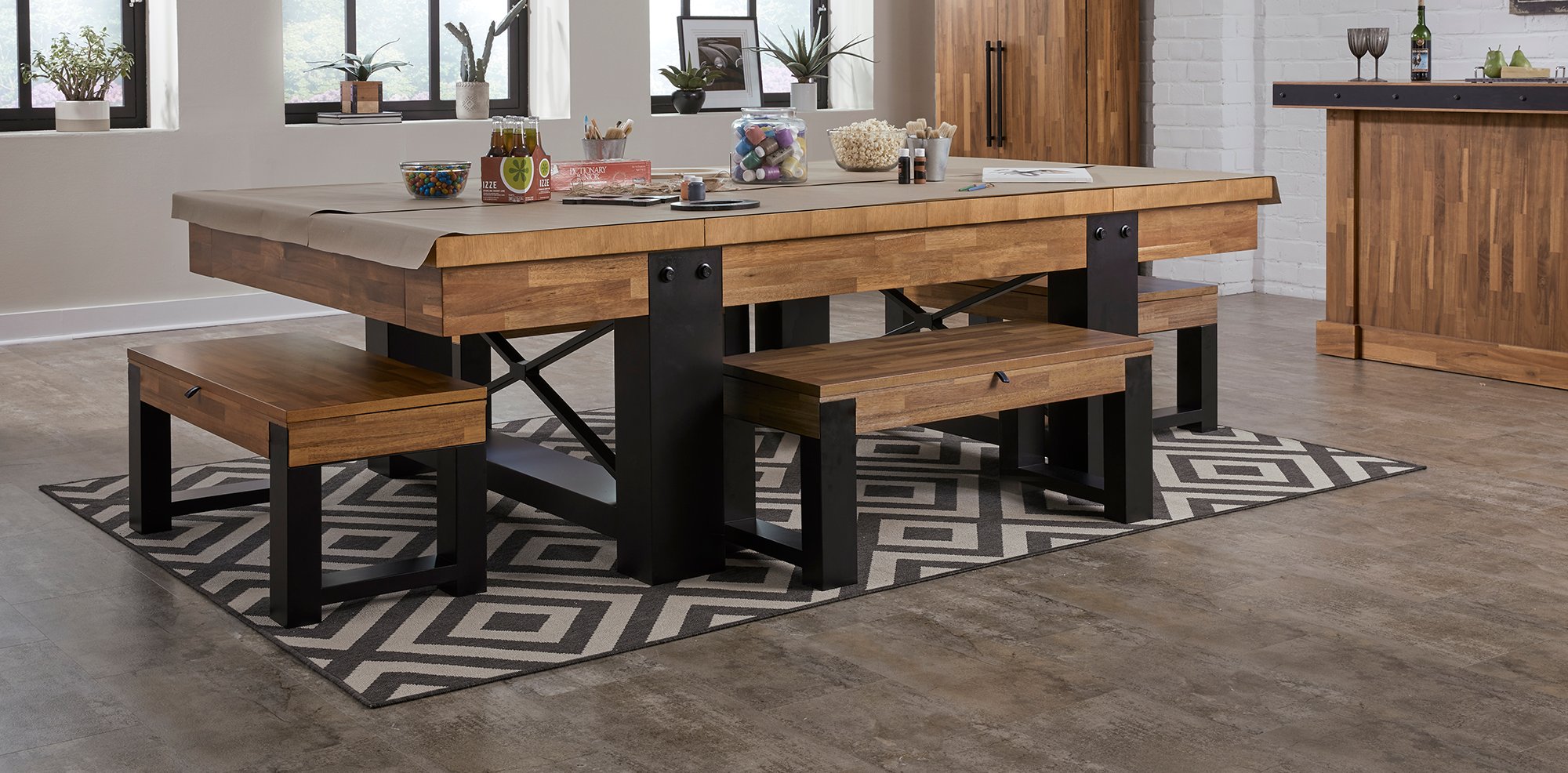 Benches | American Heritage Billiards