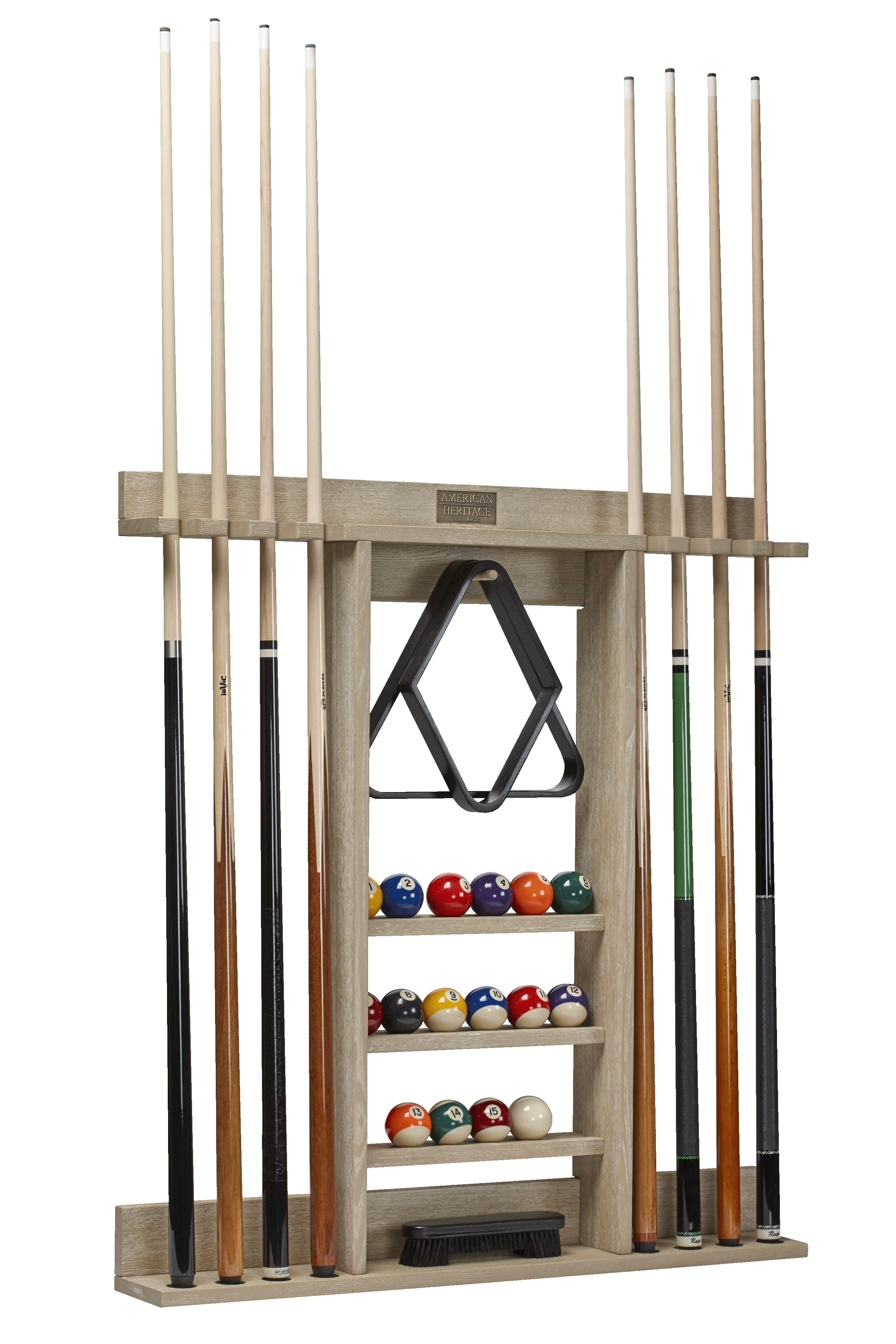 Bluegrass Wall Rack (Natural Ash) | American Heritage Billiards