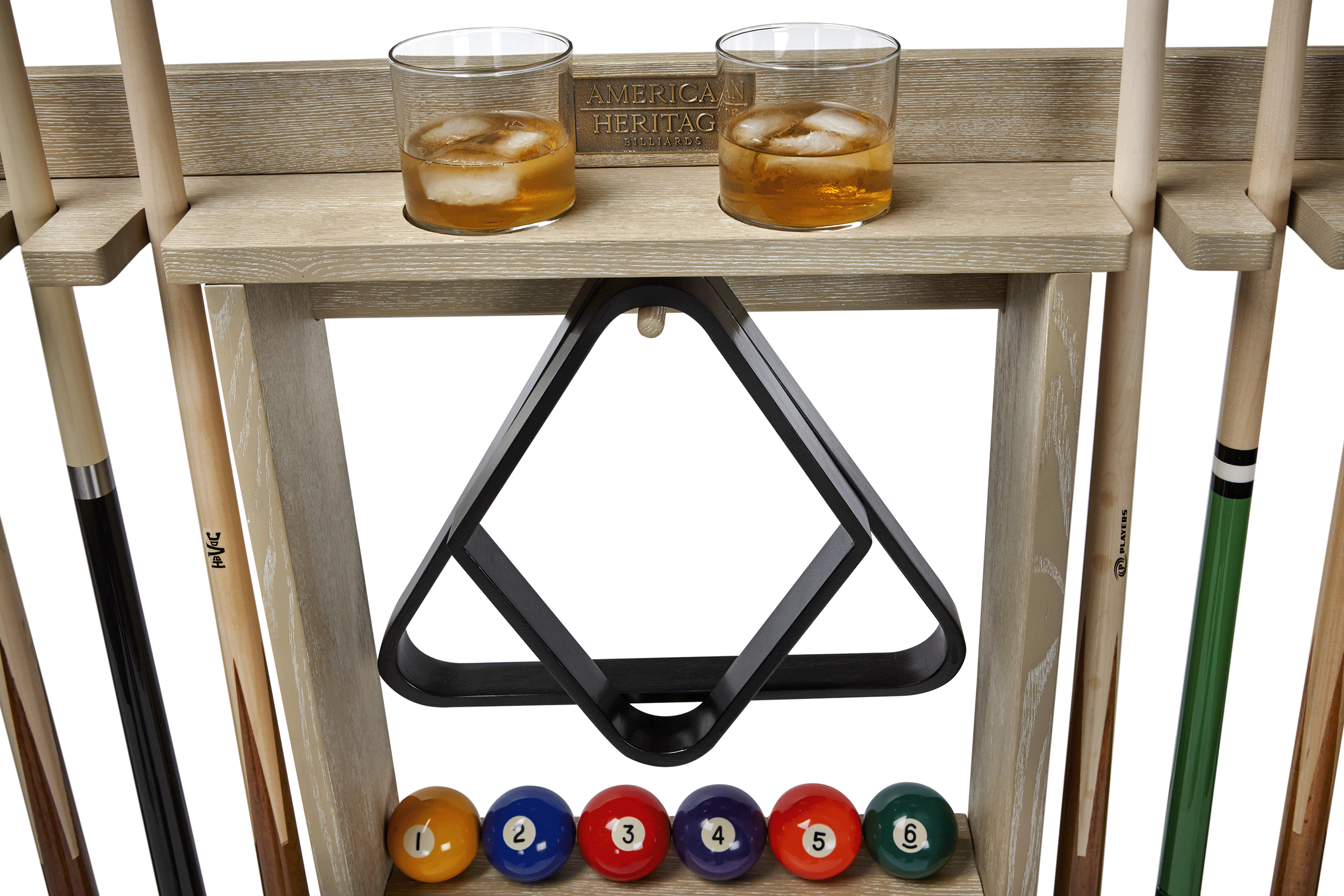 Bluegrass Wall Rack (Natural Ash) | American Heritage Billiards