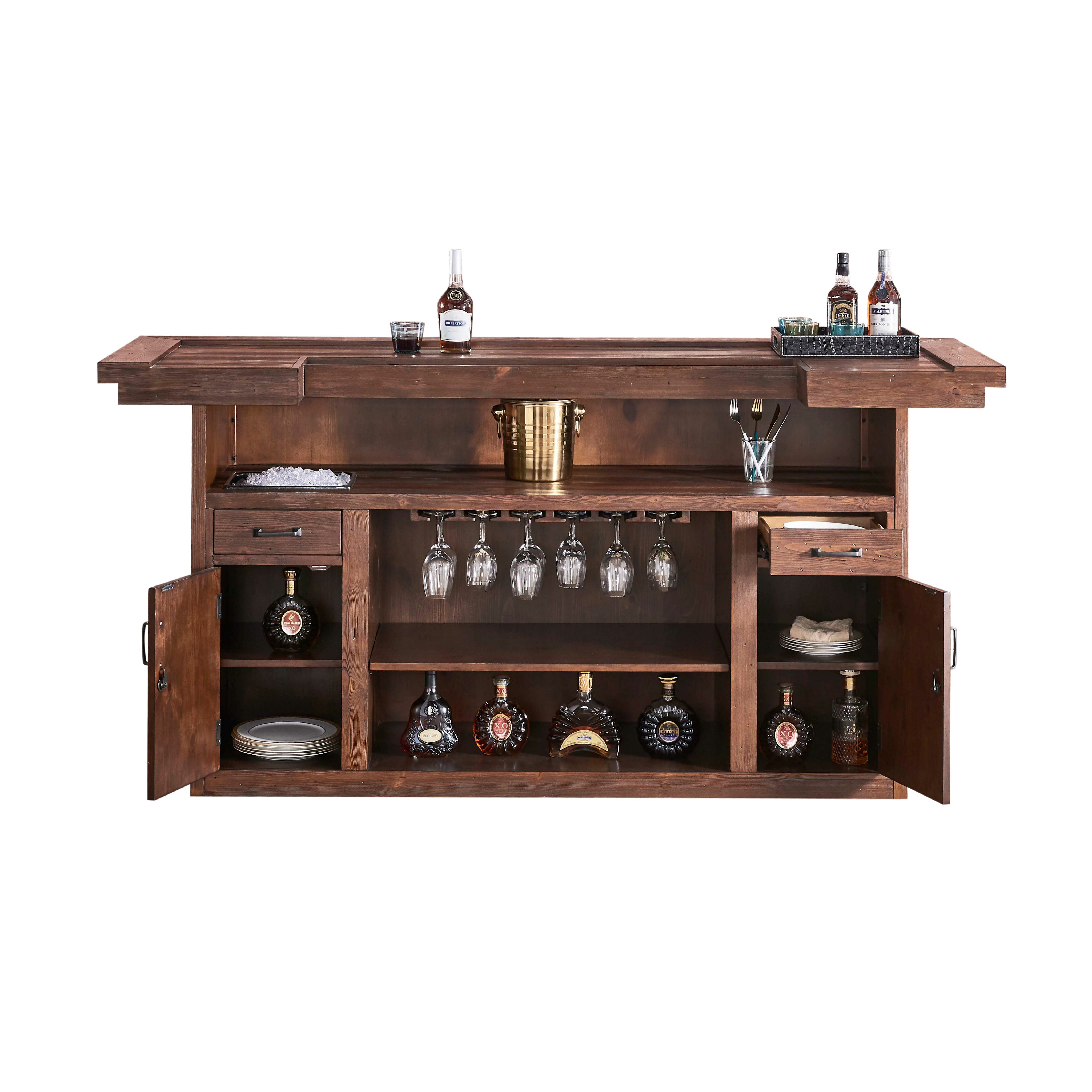 Bristol Home Bar (Harvest) | American Heritage Billiards