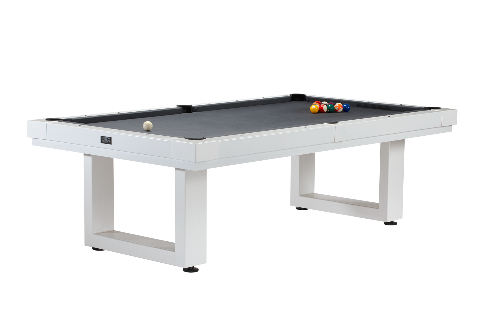 Lanai 8 Outdoor Pool Table Pearl White